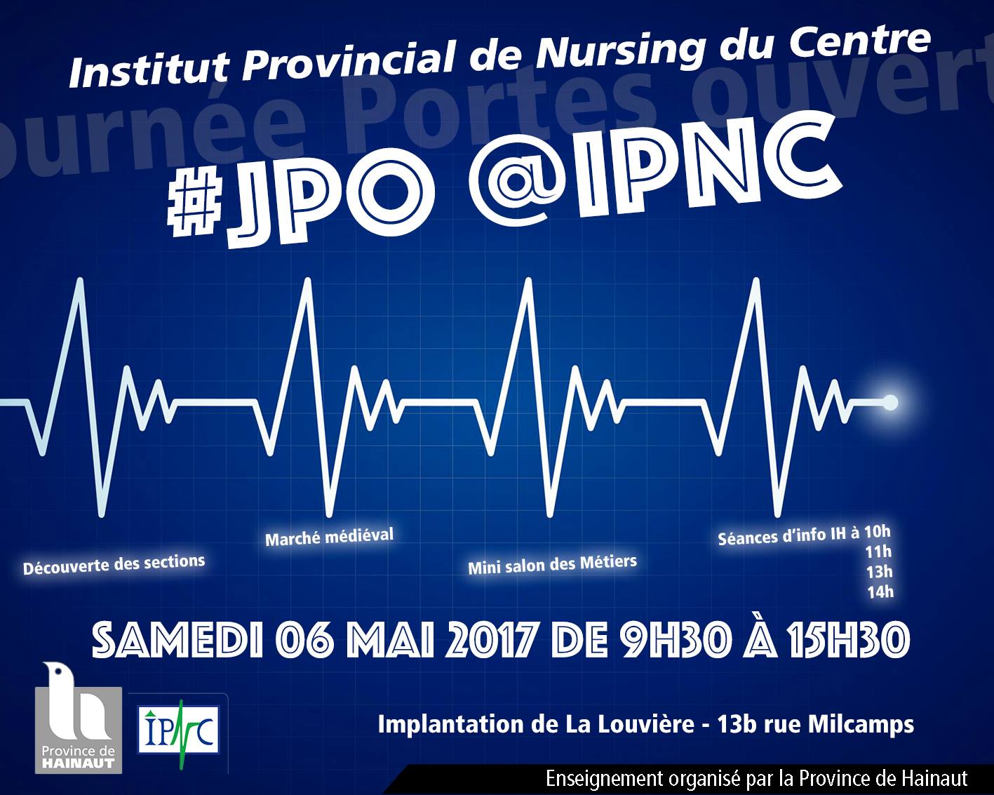 Institut Provincial de Nursing - IPNC - Centre - Etudier en Hainaut